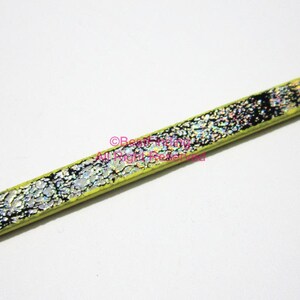 1meter 5x2mm Metallic Gorgeous Apple Green Leather Cord 5mm - Etsy