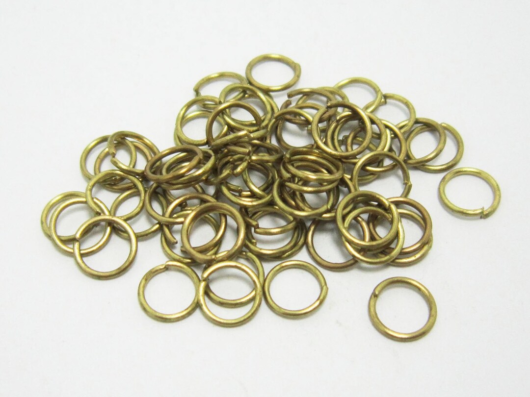 Brass Jump Rings, 6x0.7mm, Round Jump Rings, Open Jump Ring, Brass ...