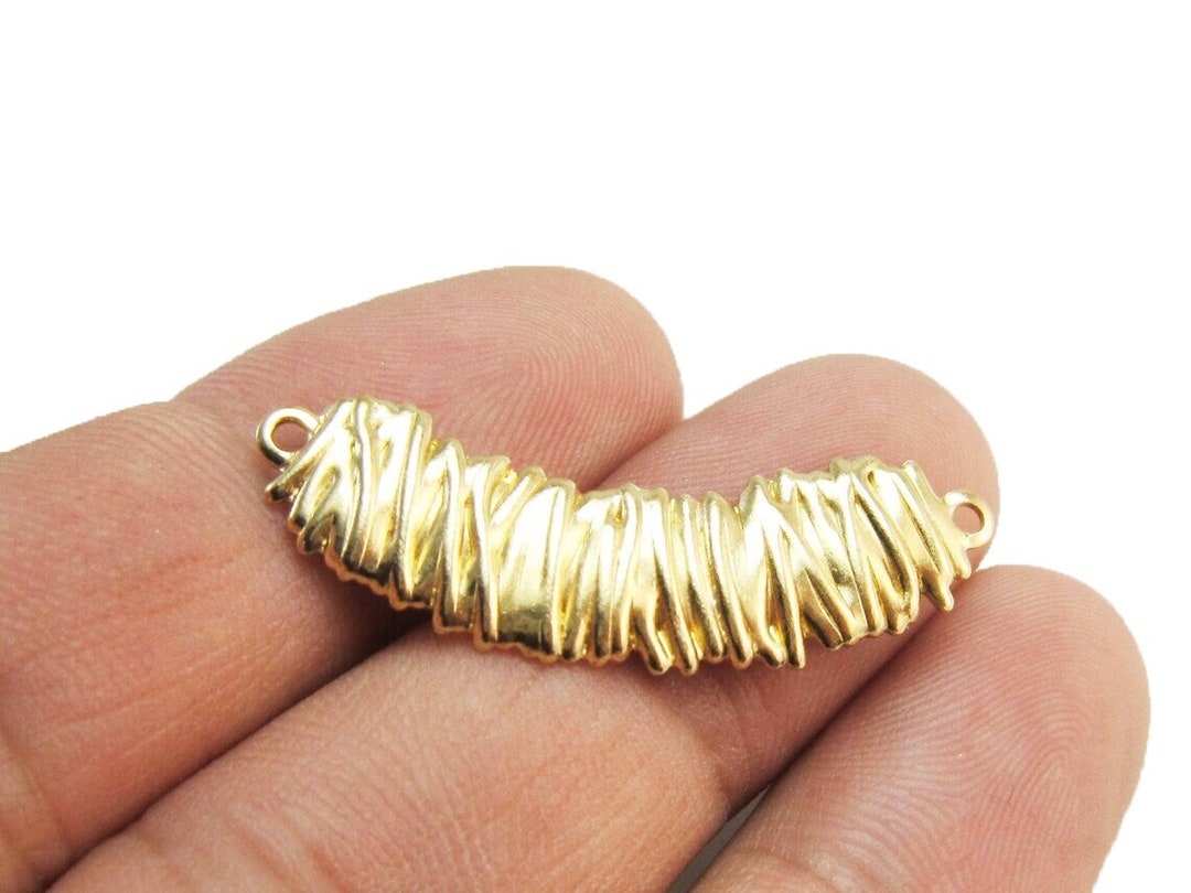 Brass Twine Connector, Arched Bar Connector, Link Chain Connector ...