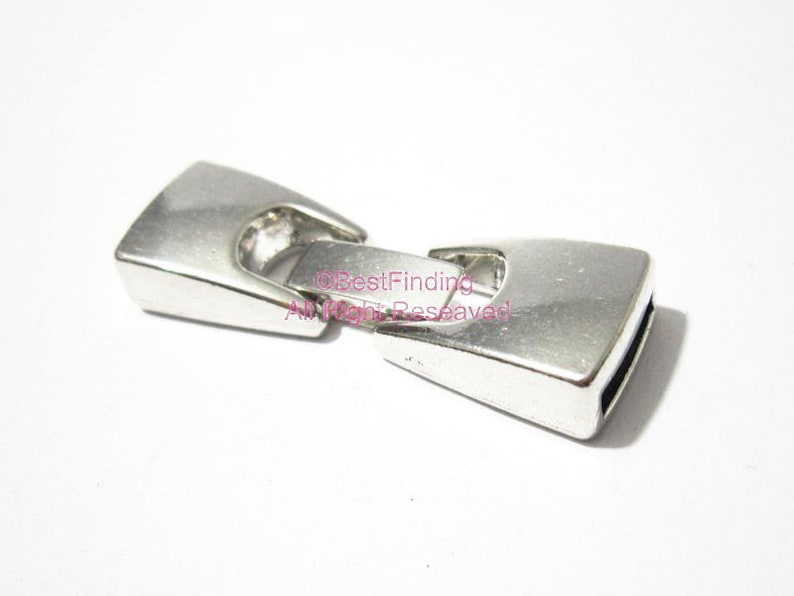 5pcs 10mm Leather Clasp 10x2mm Smooth Clip Clasp Flat Leather | Etsy