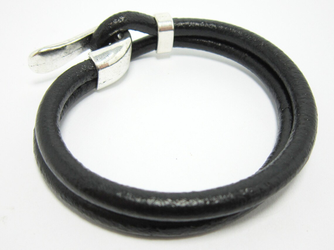 5sets Open Hooks Half Cuff Bracelet Clasp Antique Silver 4mm | Etsy