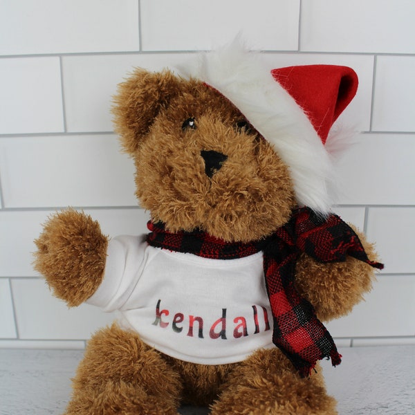Christmas Teddy Bear - Etsy