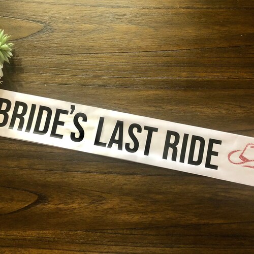 Bride's Last Ride Bachelorette Party Game Drink If - Etsy