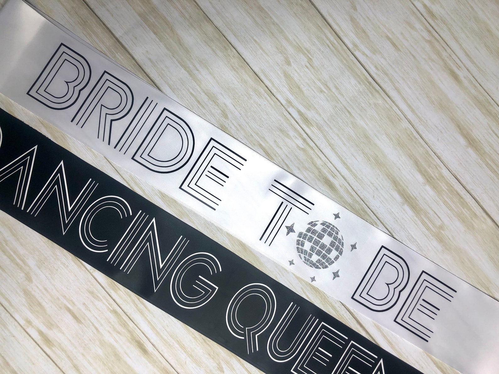 Bachelorette Party Disco Themed Sash / Dancing Queen/ Gift / Disco Ball ...