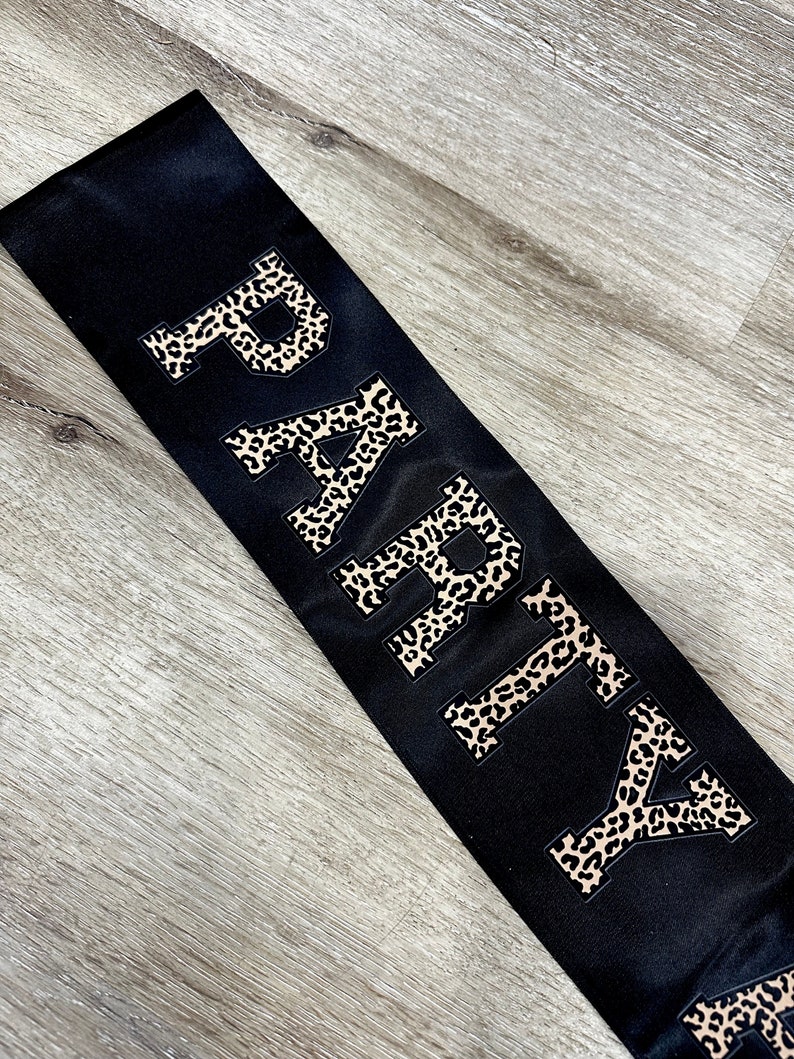 Leopard Bride to Be Bachelorette Party Sash / Gift / Party Animal / Let ...