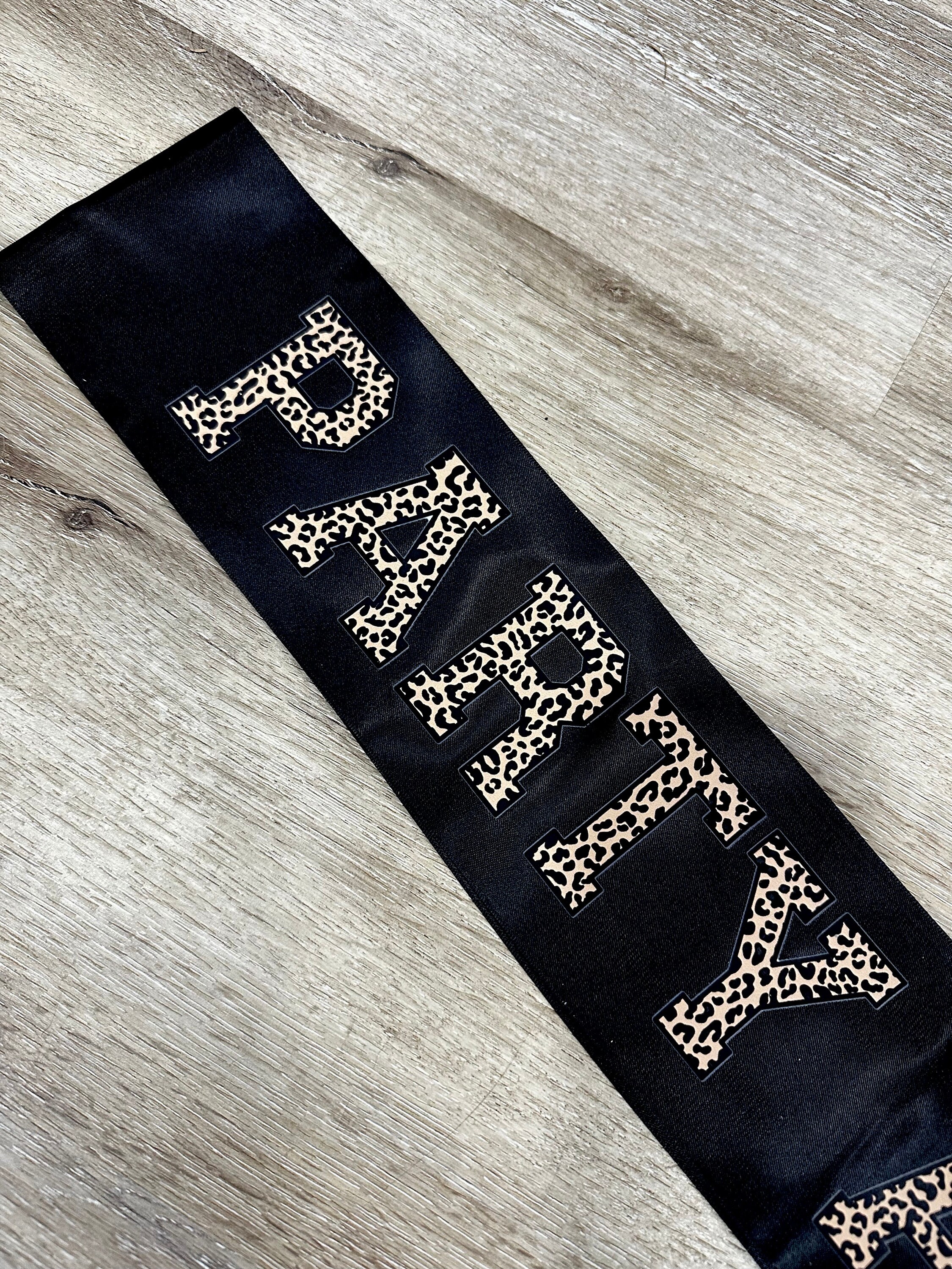 Leopard Bride to Be Bachelorette Party Sash / Gift / Party Animal / Let ...