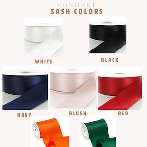 Senior Night 2026 Colored Sashes / Graduation / Sports / Custom / High ...