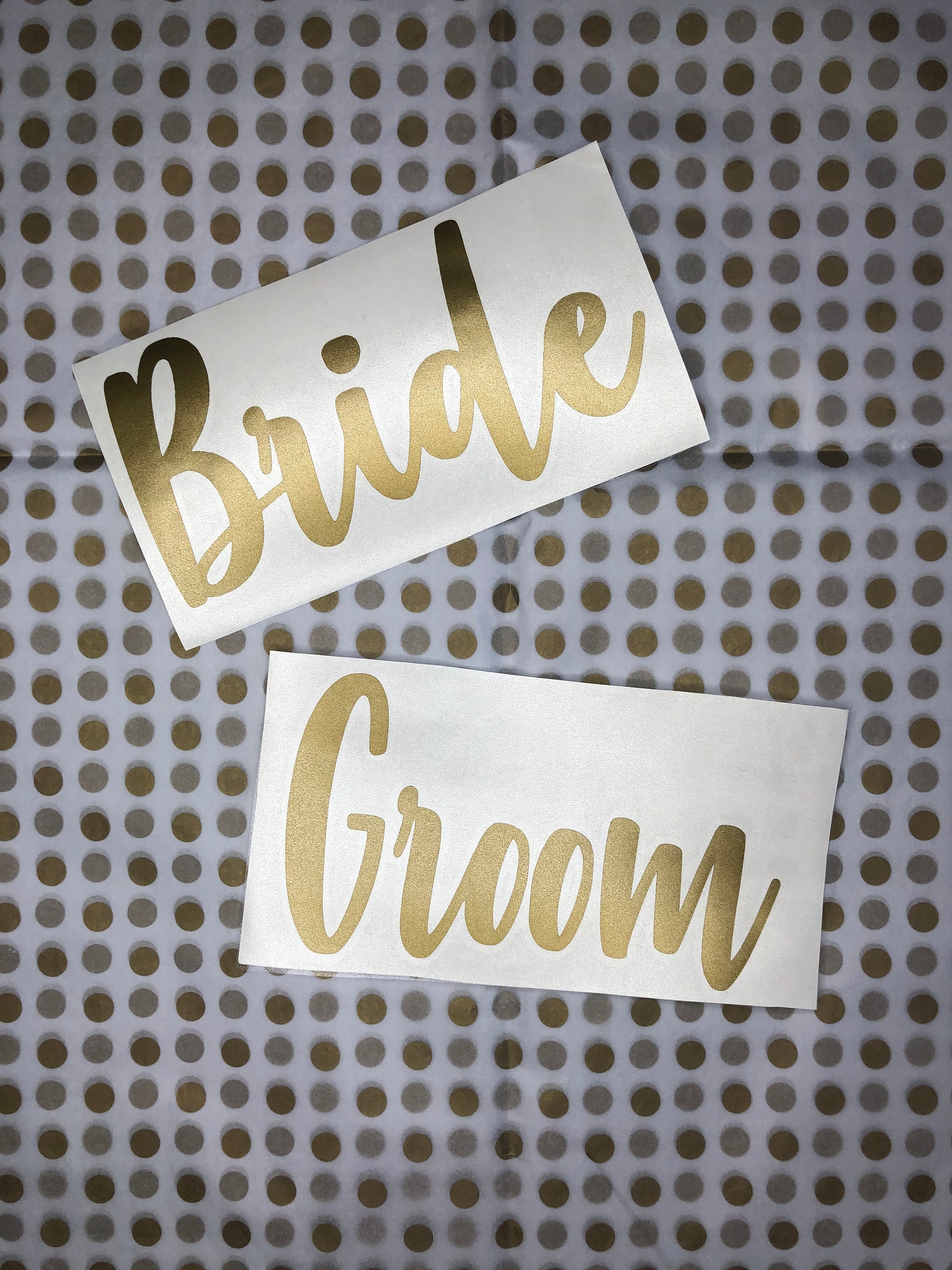 Bride & Groom Removable Decals / Ghost Chair Decal/ Wedding Decor - Etsy
