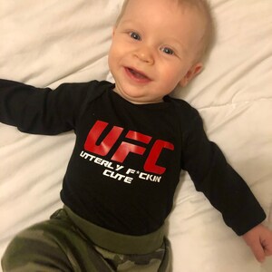 UFC Baby Bodysuit/ Funny / Gift / Baby Shower / Martial Arts / - Etsy