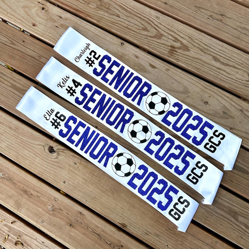 Senior 2026 Soccer Sash - Etsy