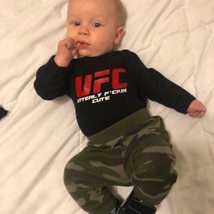 UFC Baby Bodysuit/ Funny / Gift / Baby Shower / Martial Arts / - Etsy