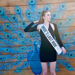 Brides Last Ride / Bachelorette Party Sash / Cowgirl, Texas or ...