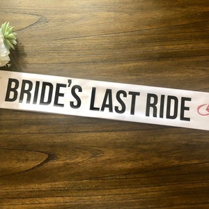 Bachelorette Party Sash / Bride's Last Ride / Texas and Nashville Theme ...