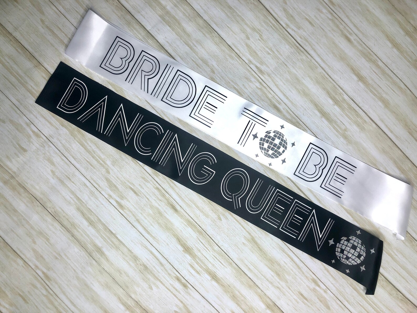 Bachelorette Party Disco Themed Sash / Dancing Queen/ Gift / Disco Ball ...