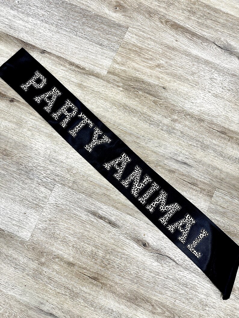 Leopard Bride to Be Bachelorette Party Sash / Gift / Party Animal / Let ...