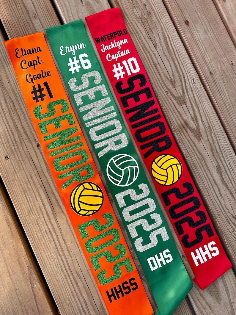 Senior Night 2026 Colored Sashes / Graduation / Sports / Custom / High ...