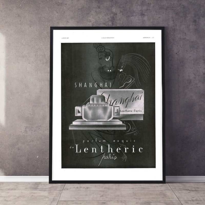 French Perfume Print - Etsy