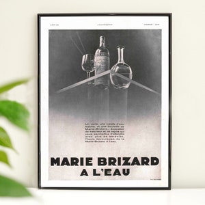 Marie Brizard Poster by Georges Arandel. Brizard a L'eau Anisette Drink ...
