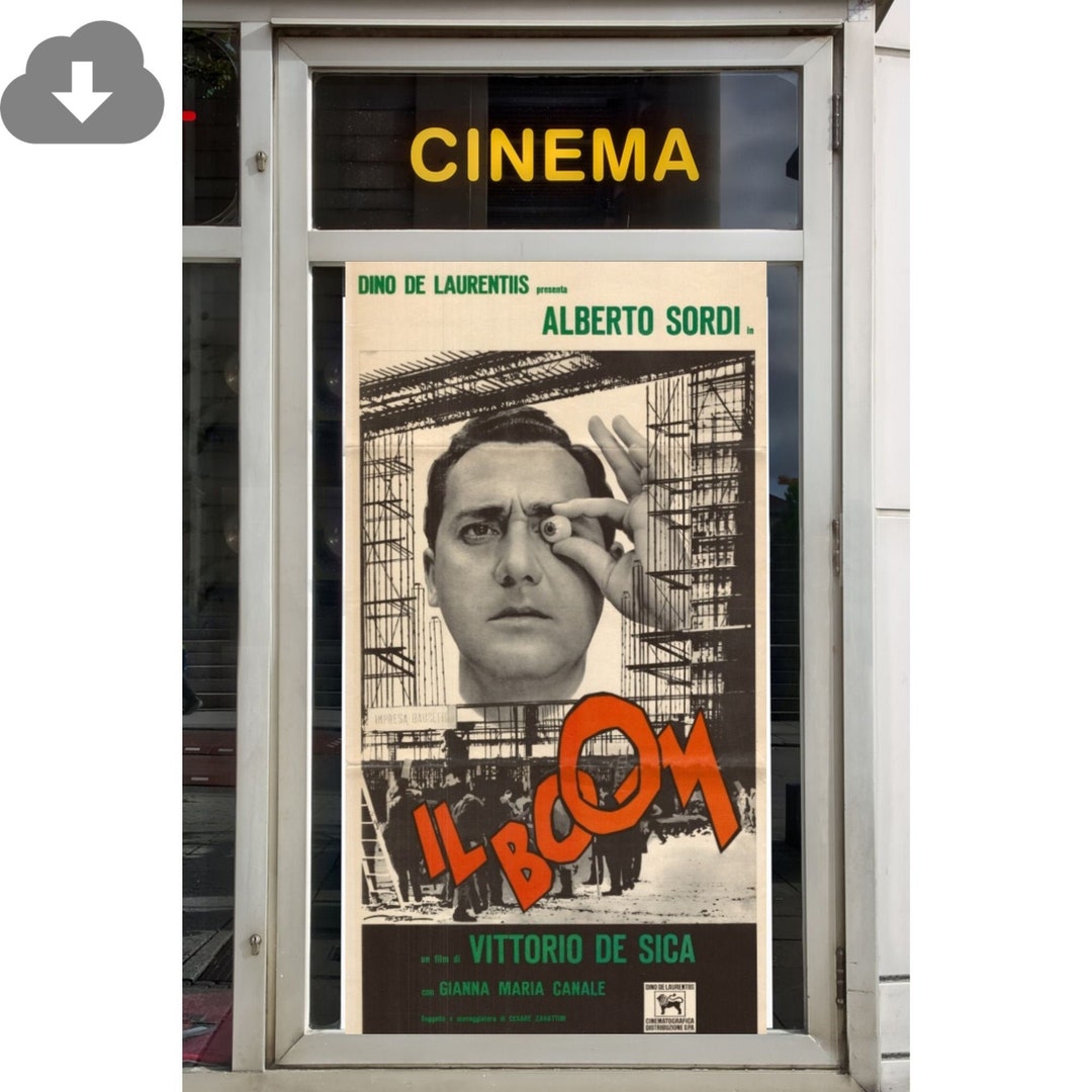 Il Boom locandina del film download stampa digitale. Cinema - Etsy Italia