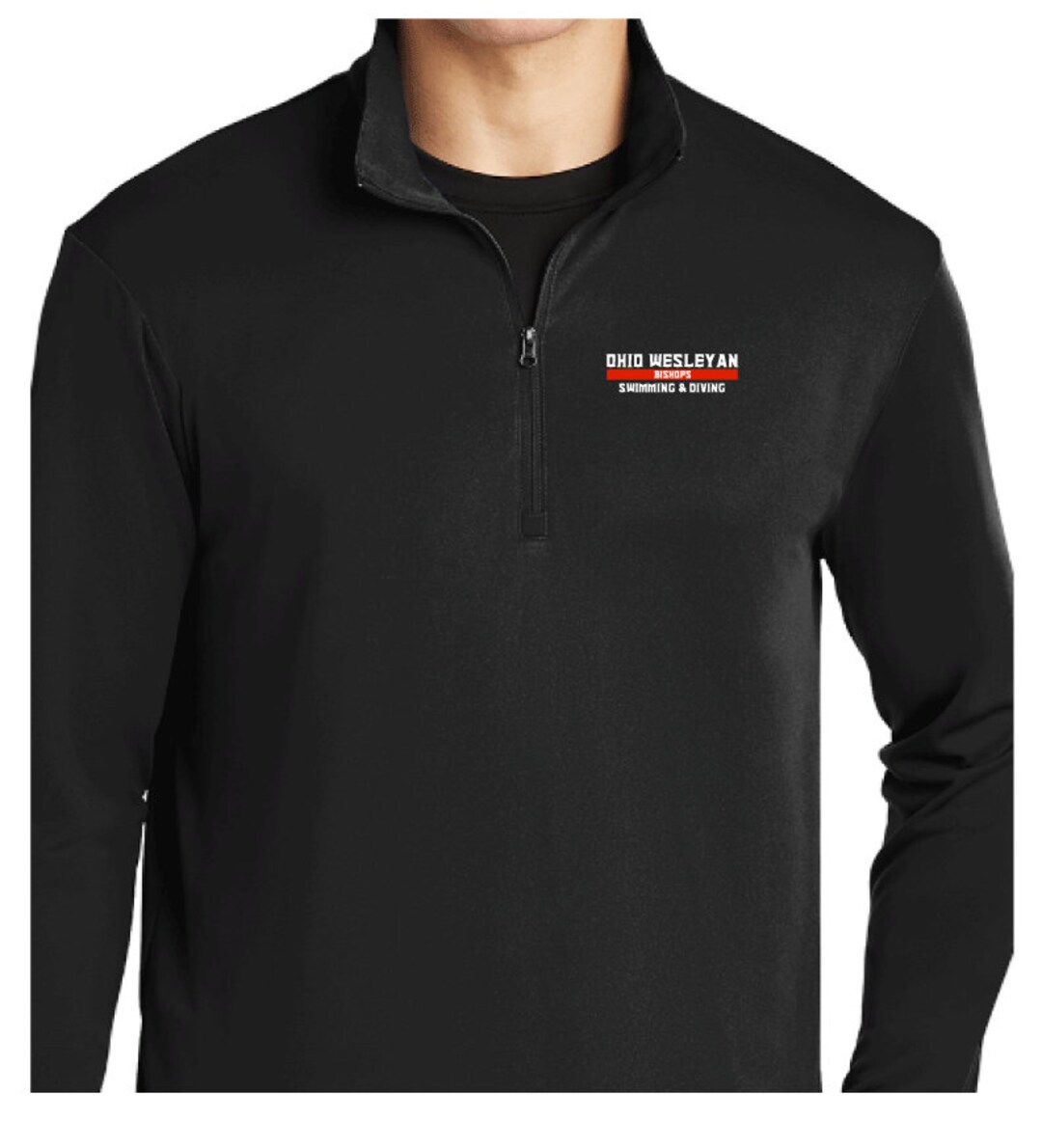 OWU Swimming & Diving 2021 3/4 Zip Wicking - Etsy