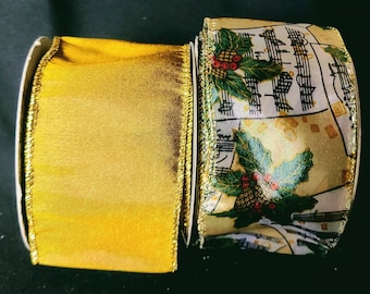 Musical Wired Ribbon - Etsy