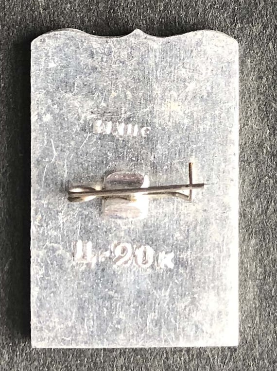 Vintage Russian Pin, Silver Crest of Cherkassk or Sta… - Gem