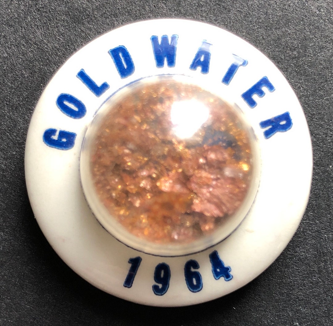 1964 Pinback Button With Goldflakes Goldwater 1964 - Etsy