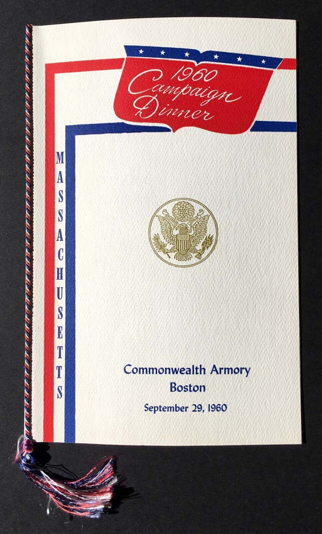 1960 Presidential Candidate Richard Nixon, Republican Campaign Dinner ...