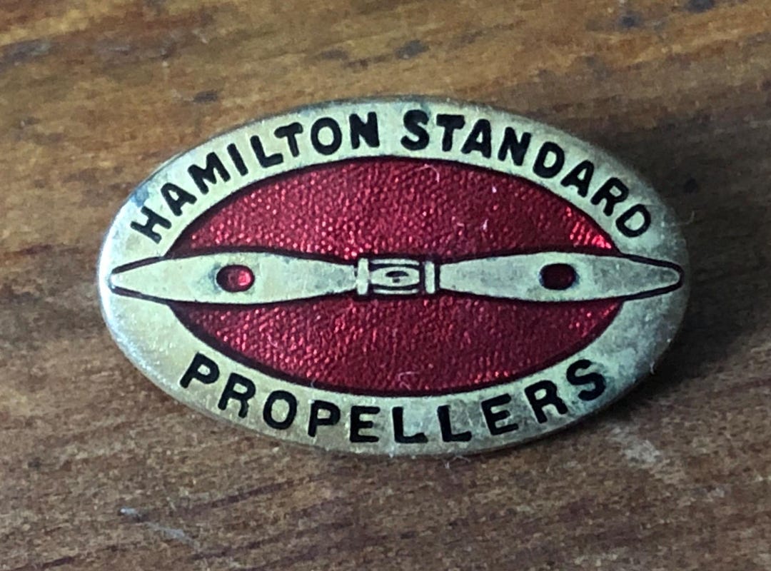 1930s Enamel Pinback, Hamilton Standard Propellers - Etsy