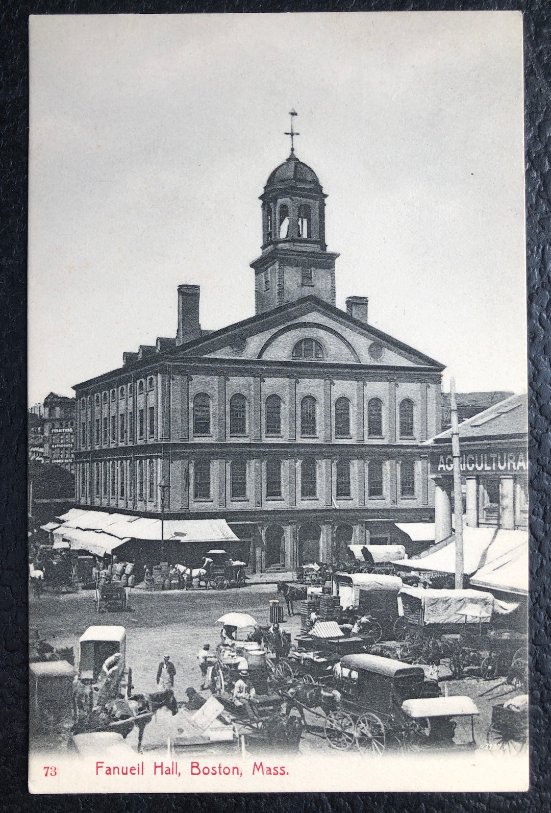 1905 Postcard, Delivery Wagons, Vendors Crowd Faneuil Hall, Boston - Etsy