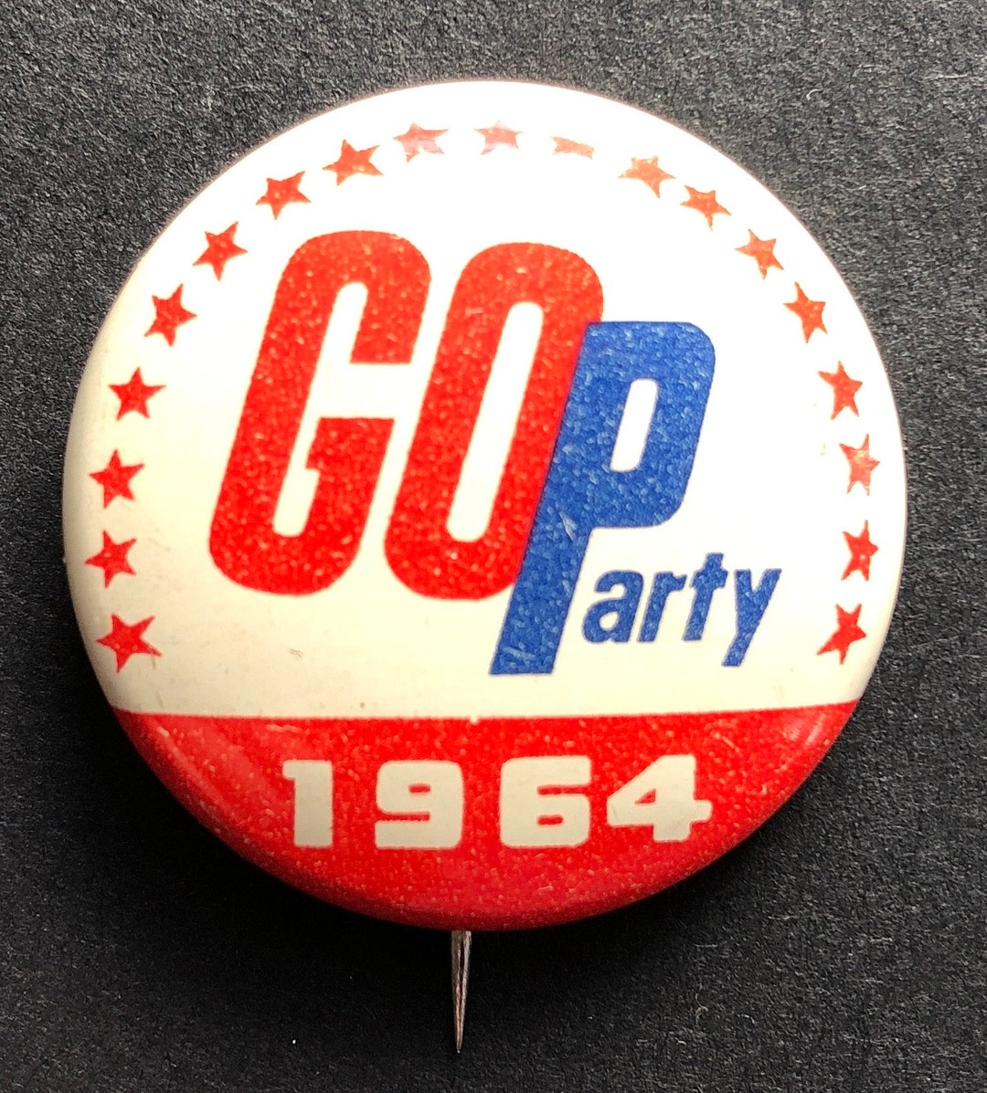 1964 Pinback Button, Republican ‘ Go Party ‘ GOP 1964 - Etsy