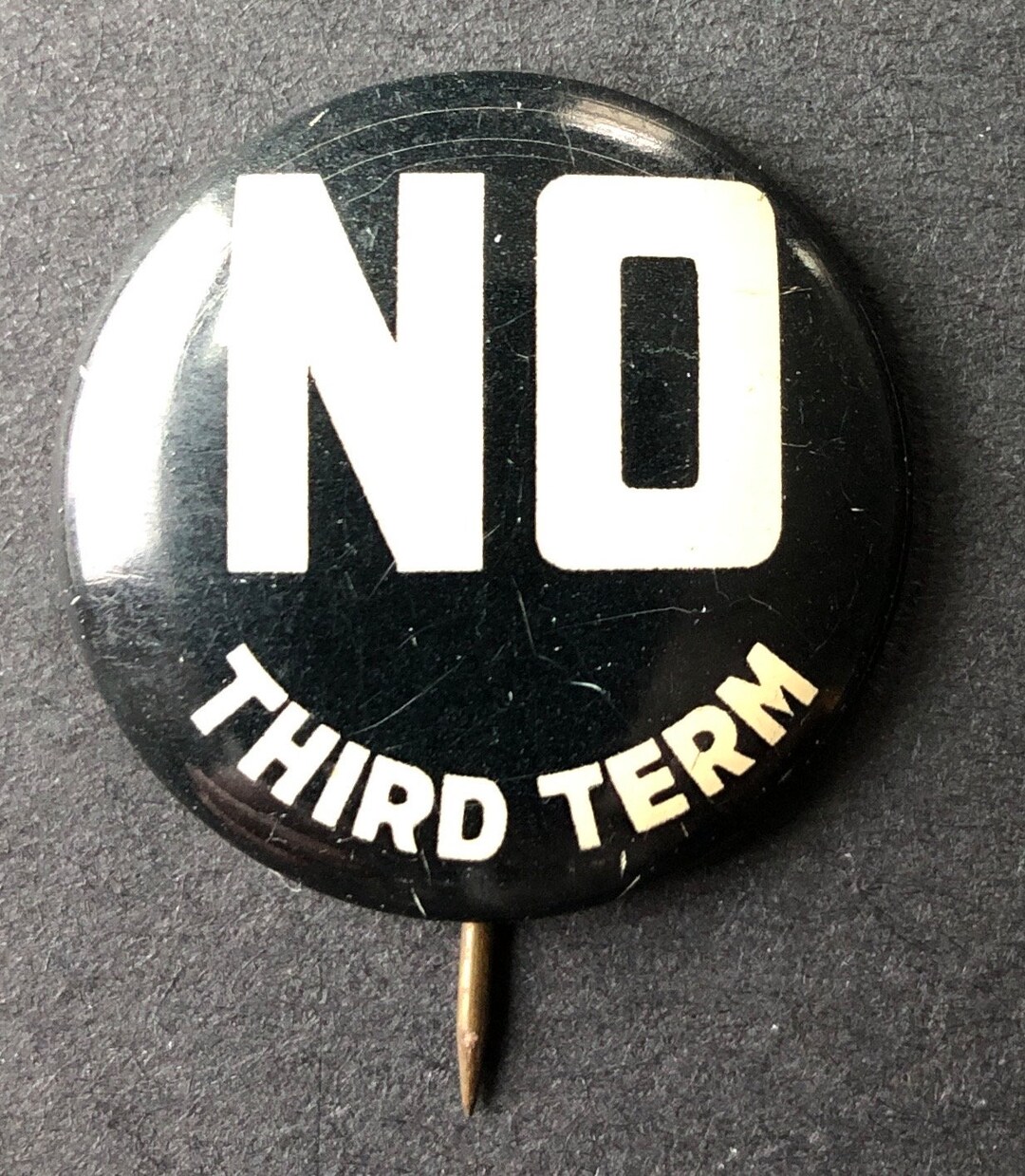1940s Pinback Button, Willkie Campaign Vs Roosevelt, No Third Term - Etsy