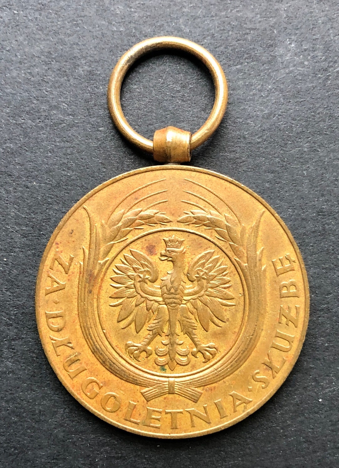Bronze Pre-wwii Polish Medal for Long Service, Ten Years - Etsy