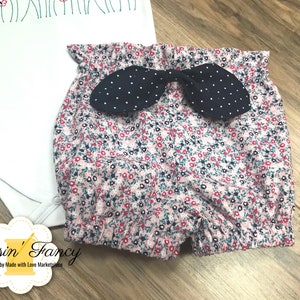 Girls Bloomer Set, Floral Bloomers, Wildflowers Bodysuit, Baby Girls ...