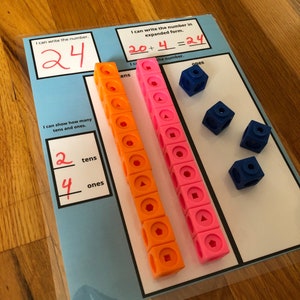 Place Value Mat, Making Numbers, Tens and Ones Place Value Mat ...