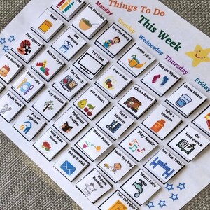 Responsibilities Chart, Weekly Chore Chart, Task List, Printable - Etsy