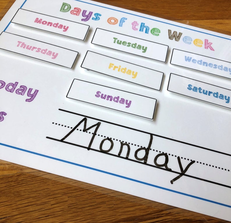 Months of the Year AND Days of the Week, Printable Activity, Learning ...