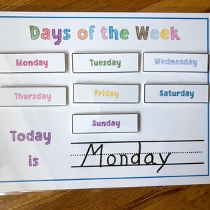 Months of the Year AND Days of the Week, Printable Activity, Learning ...
