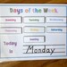 Months of the Year AND Days of the Week, Printable Activity, Learning ...