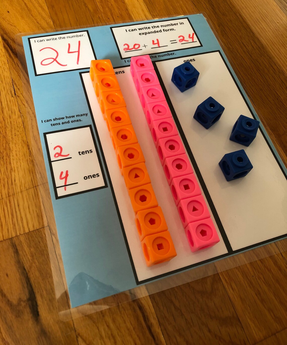 Place Value Mat, Making Numbers, Tens and Ones Place Value Mat ...