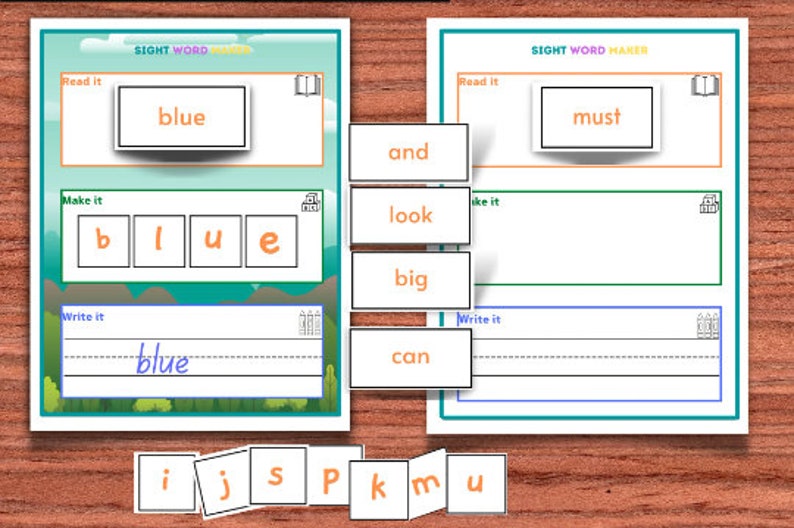 Sight Word Builder, 266 Sight Words! Practice Spelling, Dolch's First ...