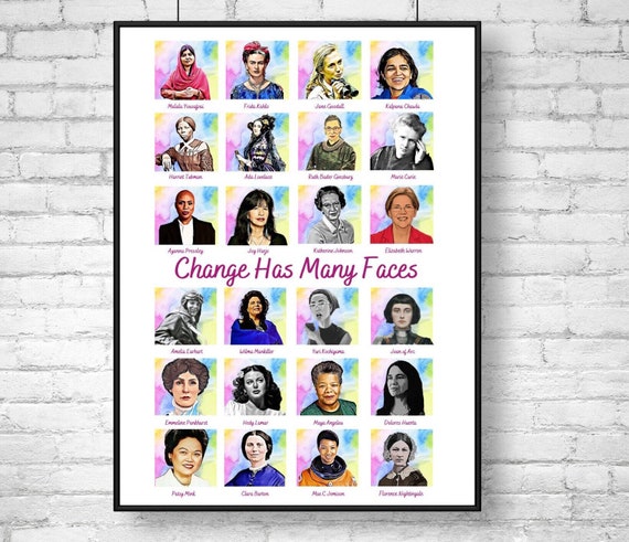 Poster of Inspirational Women Classroom Posters Women | Etsy