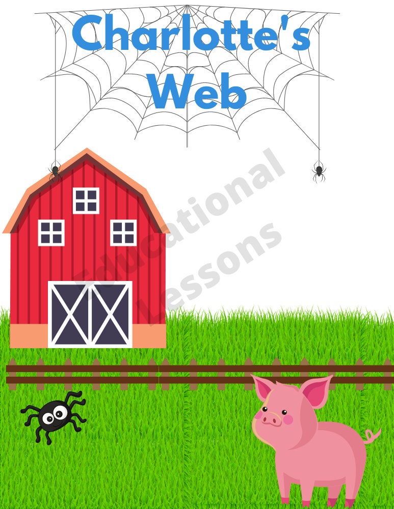 Charlottes Web Poster, Quote Poster, Book Poster, Kids Poster, Kids ...