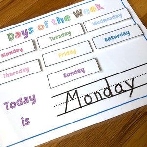 Months of the Year AND Days of the Week, Printable Activity, Learning ...