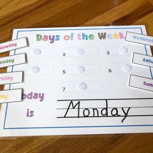Months of the Year AND Days of the Week, Printable Activity, Learning ...