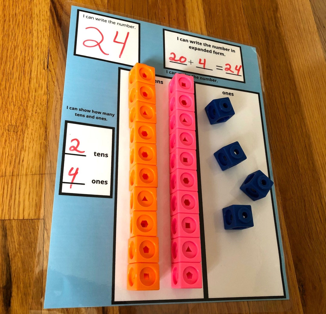 Place Value Mat, Making Numbers, Tens and Ones Place Value Mat ...