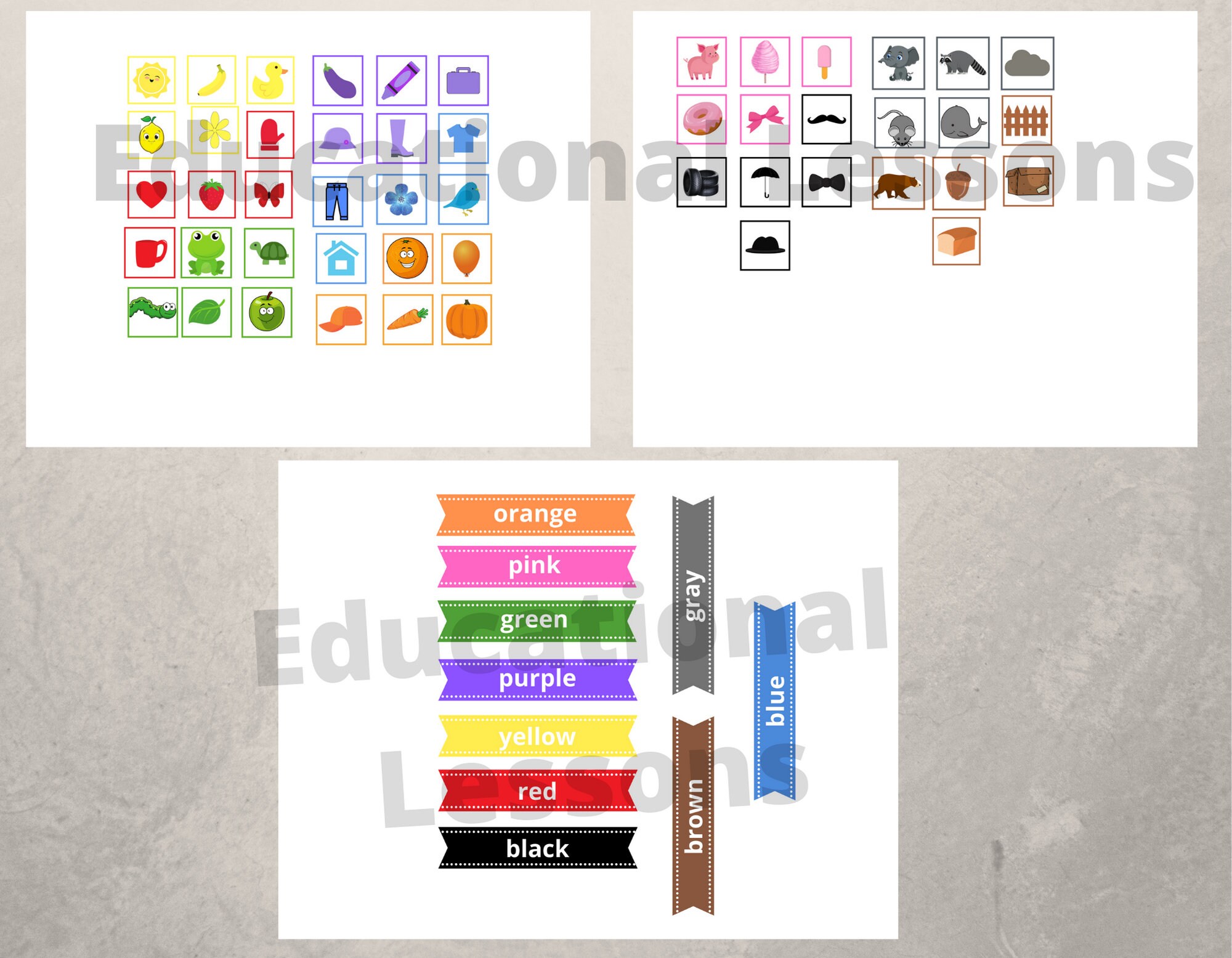 Color Sorting Jars,10 Color Matching Jars Color Activity, Learning ...