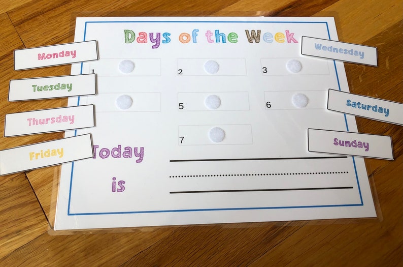 Months of the Year AND Days of the Week, Printable Activity, Learning ...