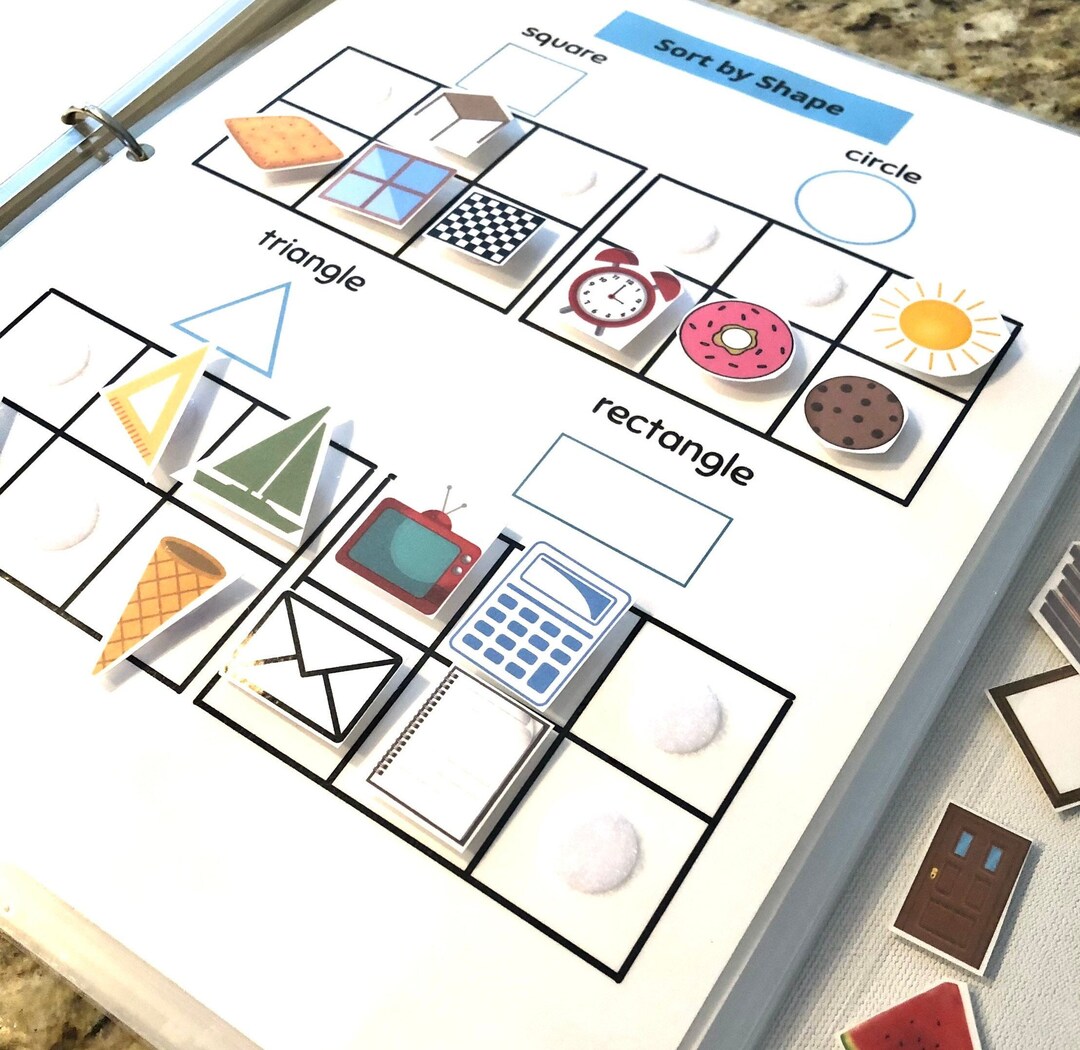 Shape Matching Game: Real World Shapes Preschool Printable - Etsy