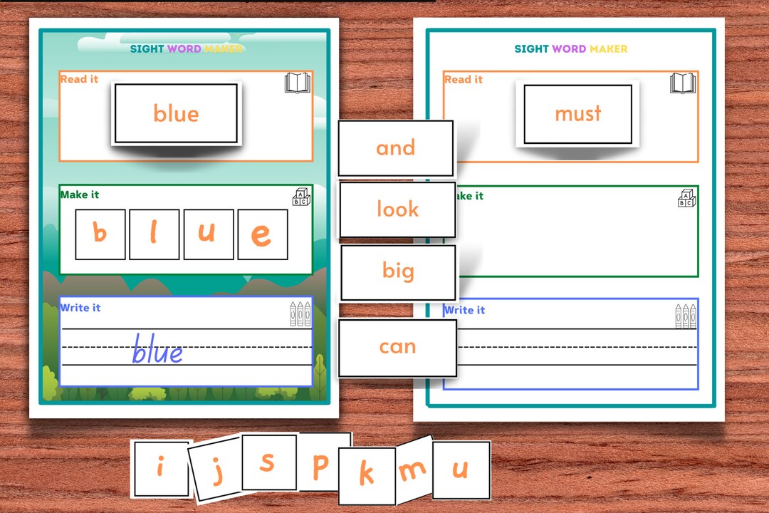 Sight Word Builder, 266 Sight Words! Practice Spelling, Dolch's First ...